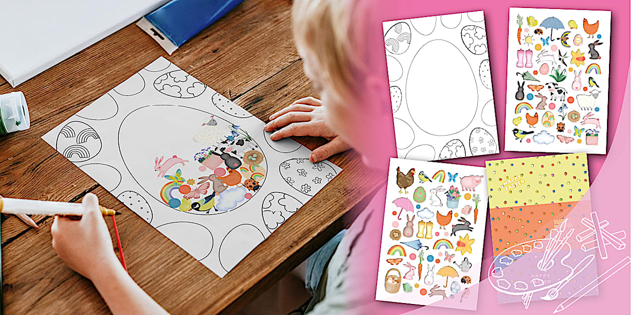 Easter Egg Collage Activity Pack | Twinkl Art Gallery