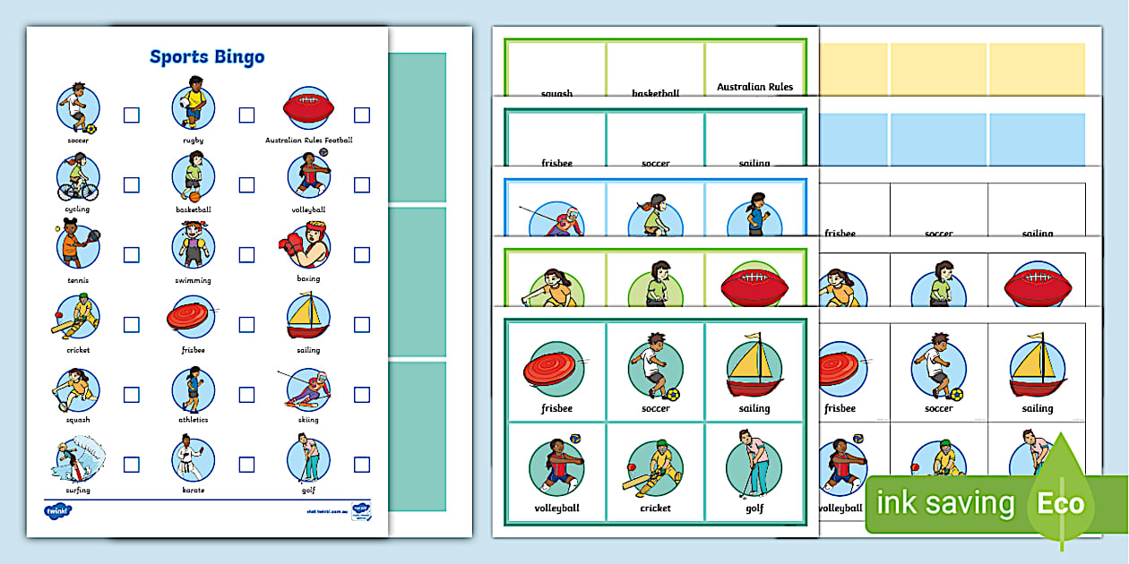 Sports Bingo (Teacher-Made) - Twinkl