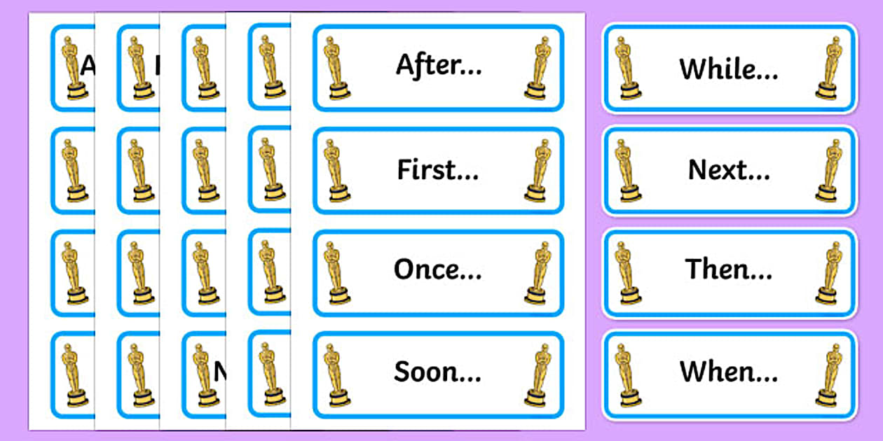 Oscar Worthy Openers Word Cards (teacher made) - Twinkl