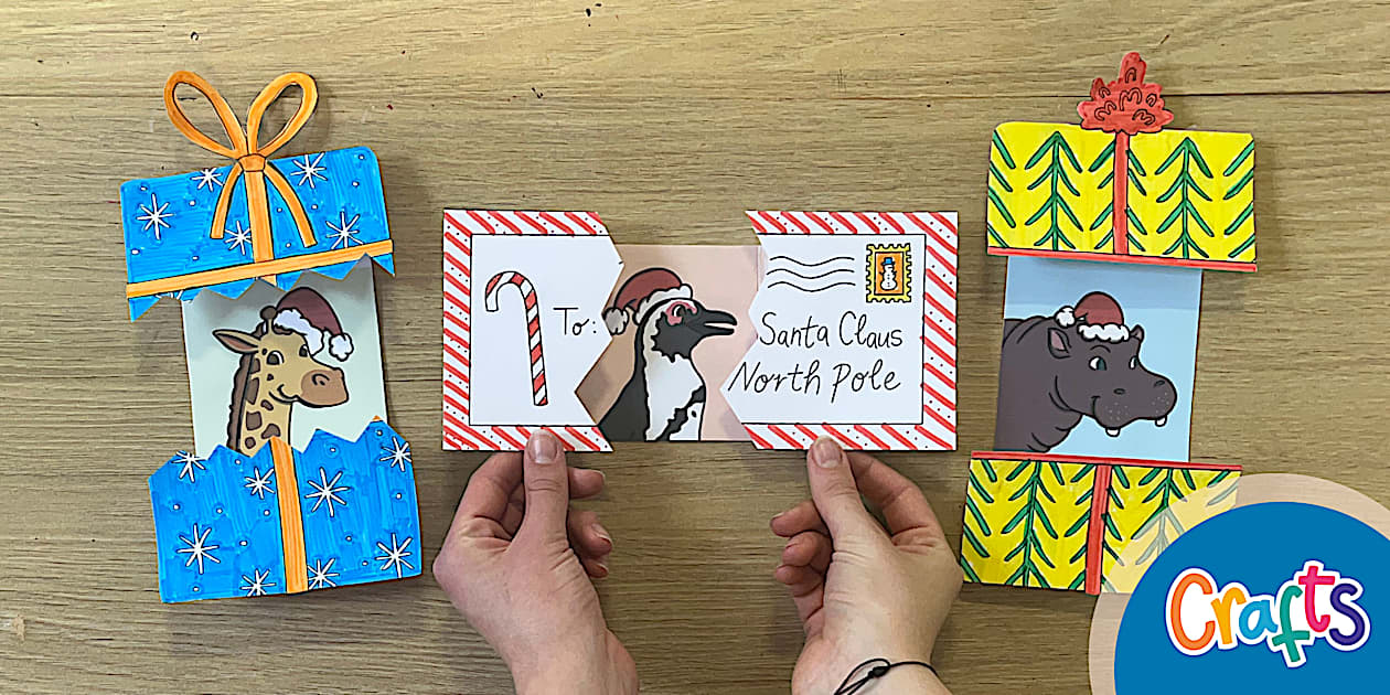 Photo Surprise Christmas Card | Twinkl Crafts