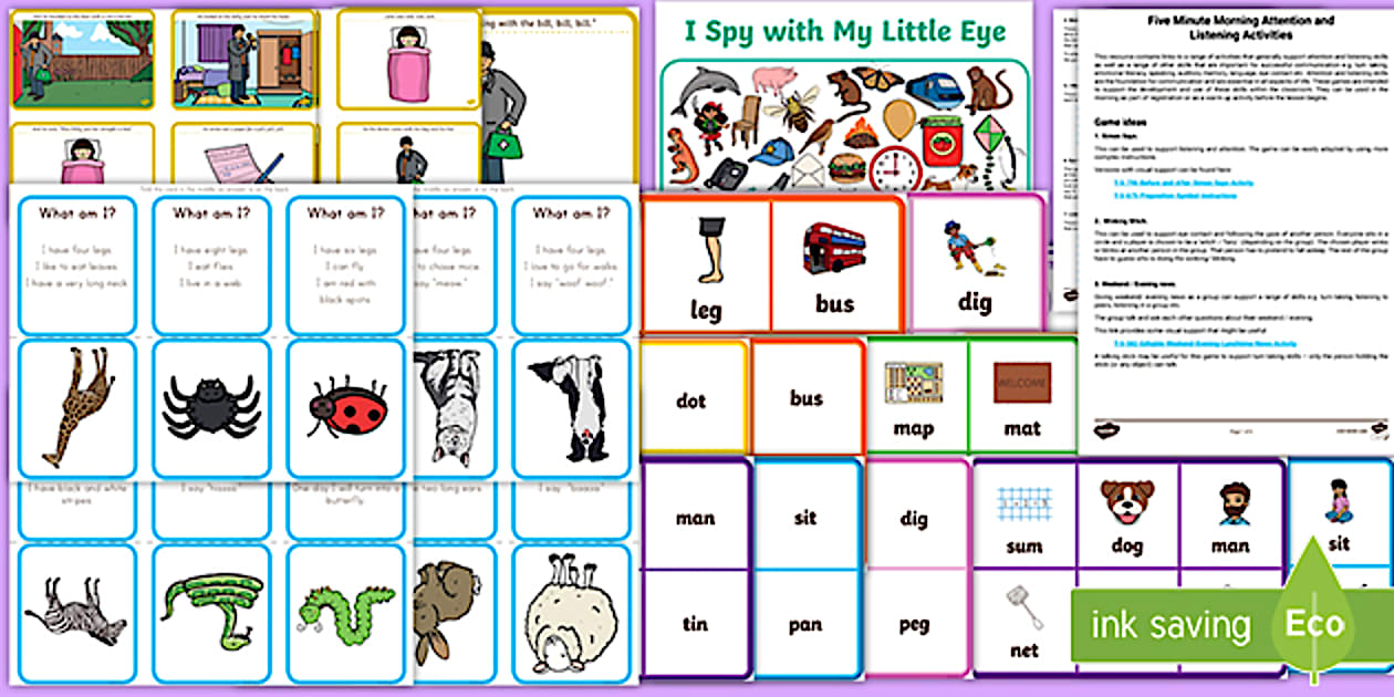 EYFS - English Language and Communication Resource Pack (Ages 4-6)