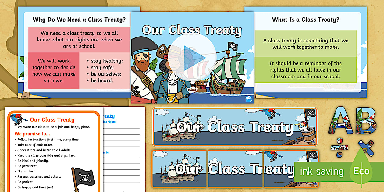 Our Class Agreement Pirate-Themed Resource Pack - Twinkl