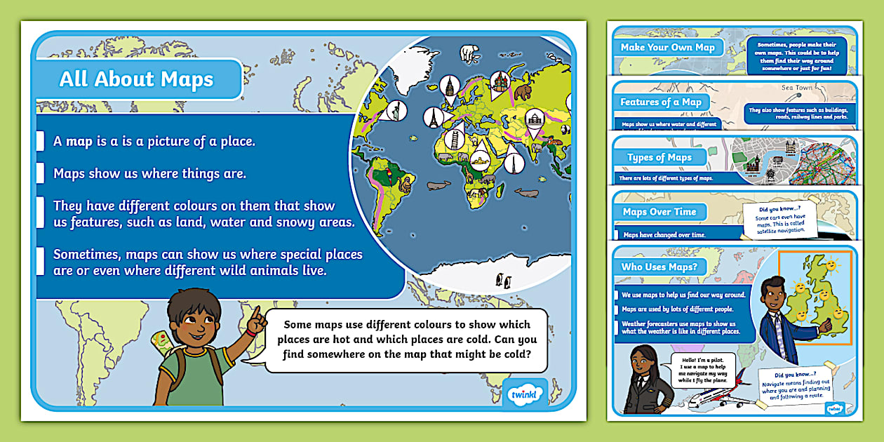 EYFS All About Maps Fact Files | Twinkl - Twinkl