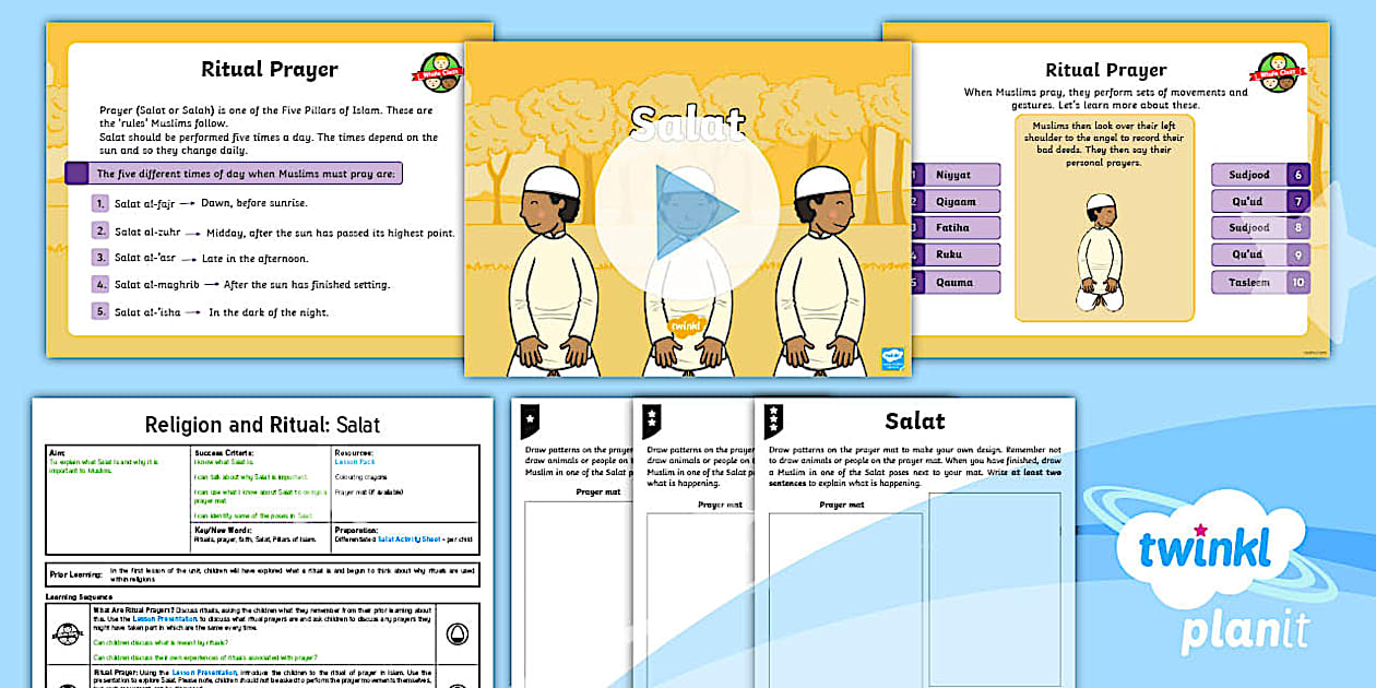 RE: Religion and Rituals: Salat Year 1 Lesson Pack 2