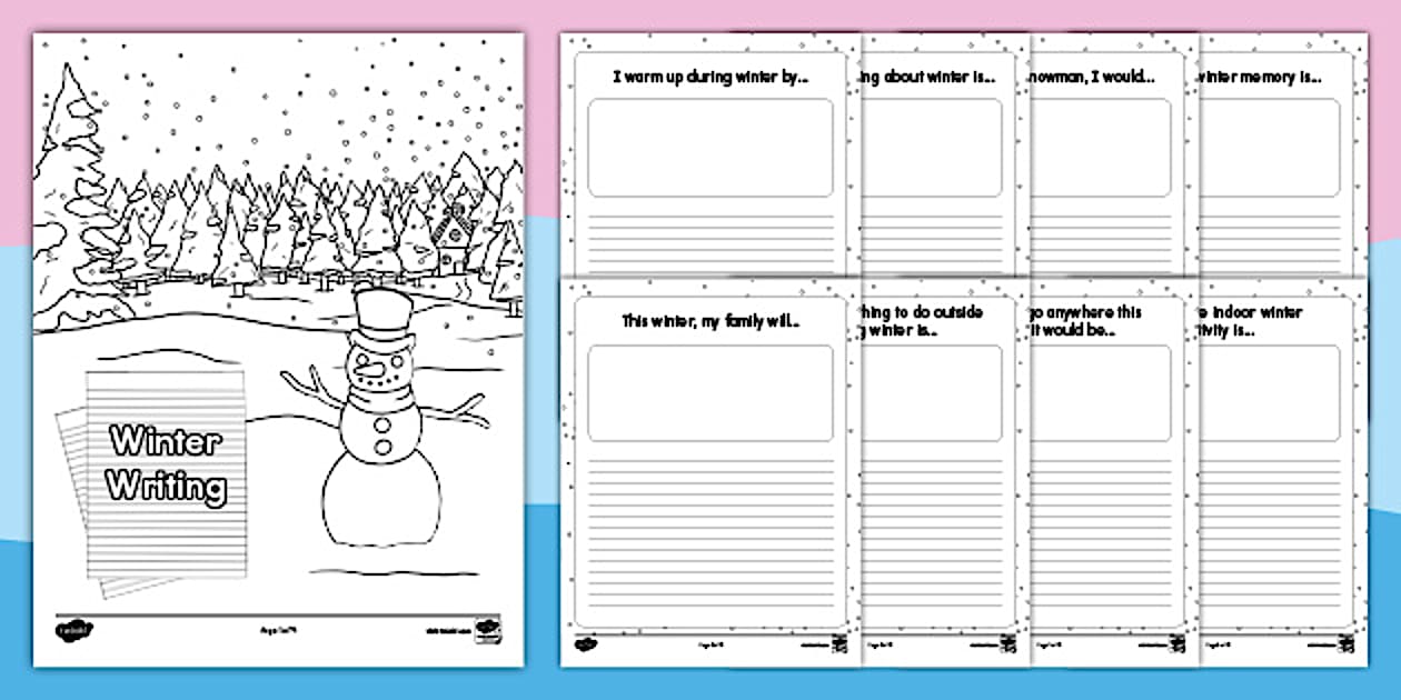 Winter Writing Activity Booklet (teacher made) - Twinkl