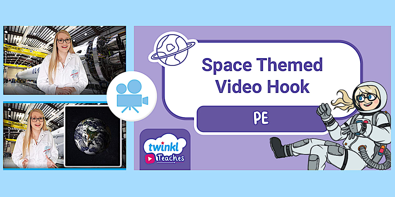 KS1 (Ages 5-7) Space Themed Video Hook - PE (teacher made)