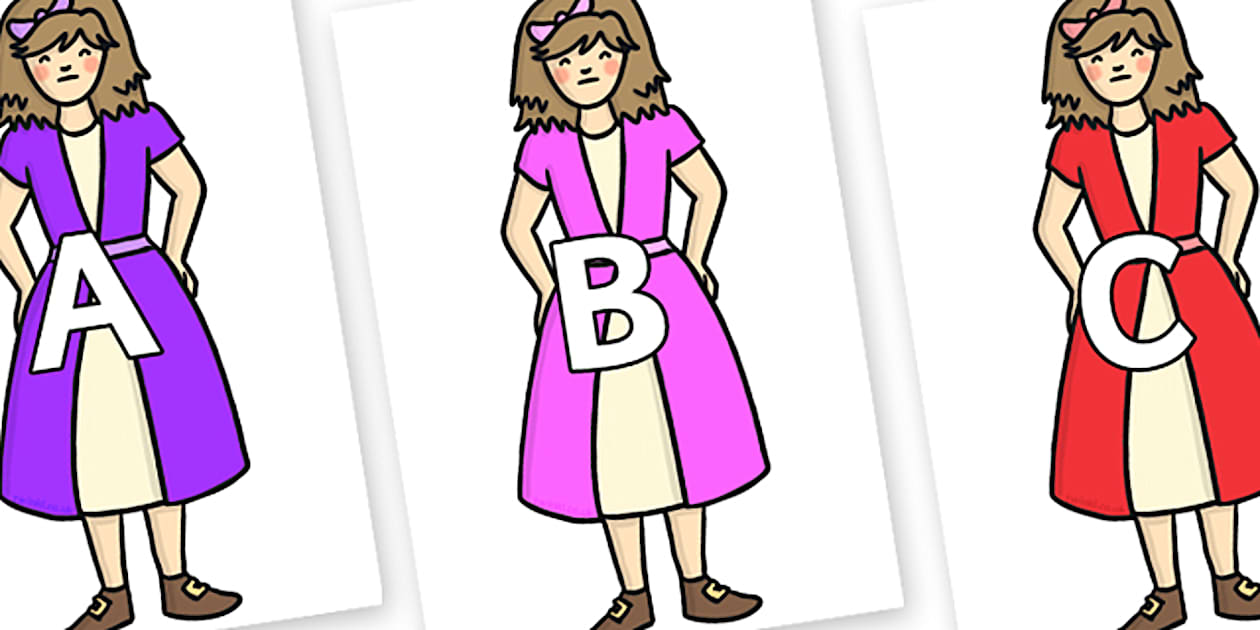 Cursive A-Z Alphabet on Beautys First Sister (teacher made)