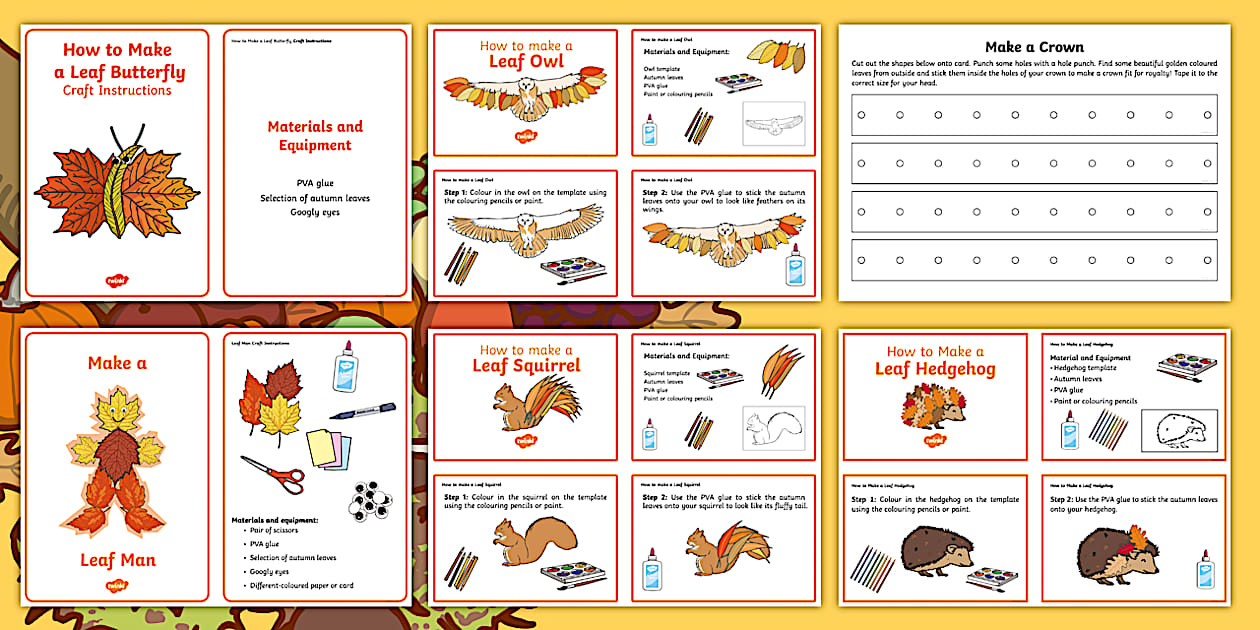 Autumn Art Ideas for Children | CfE Early Level Resources