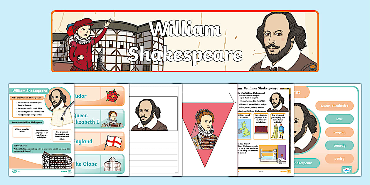 KS1 William Shakespeare Resource Pack (teacher made)