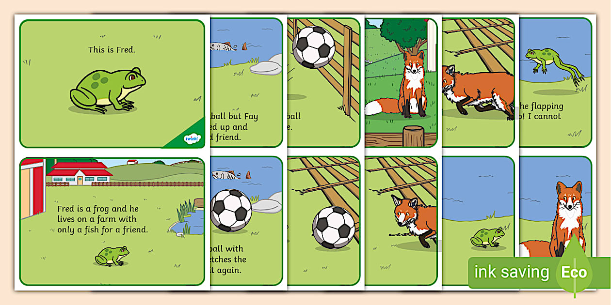 Initial f Story (l'enseignant a fait) - Twinkl