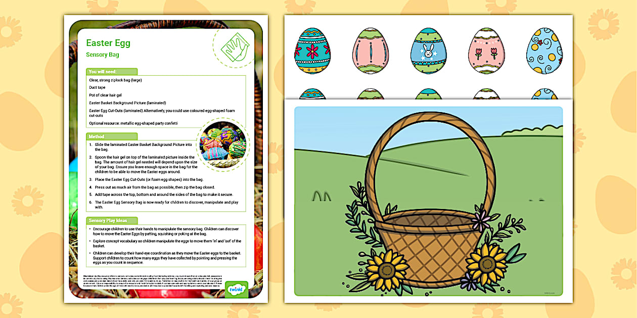 Easter Egg Sensory Bag | Sensory Play | Twinkl - Twinkl