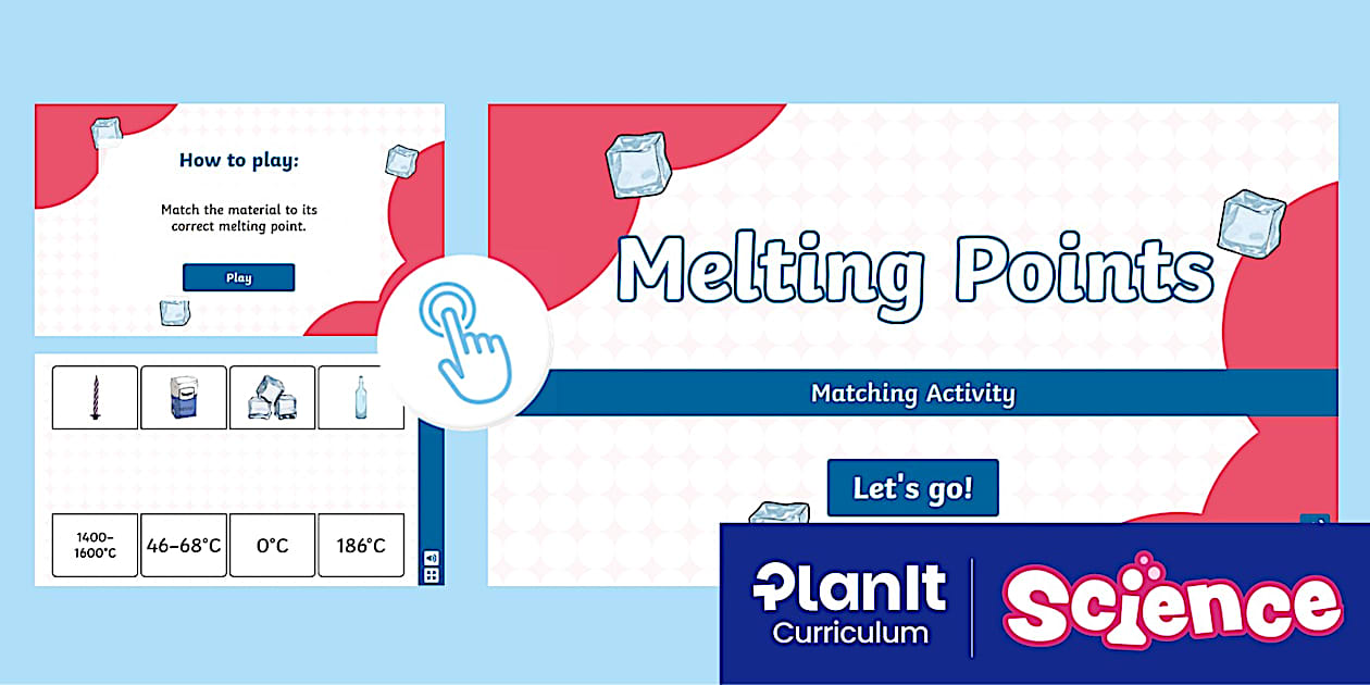 Melting Points Matching Activity (teacher made) - Twinkl