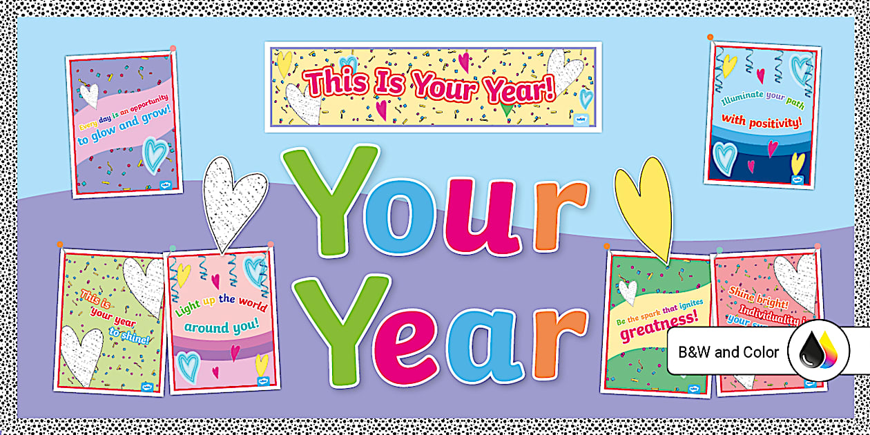 This Is Your Year! Back-To-School Bulletin Board Pack