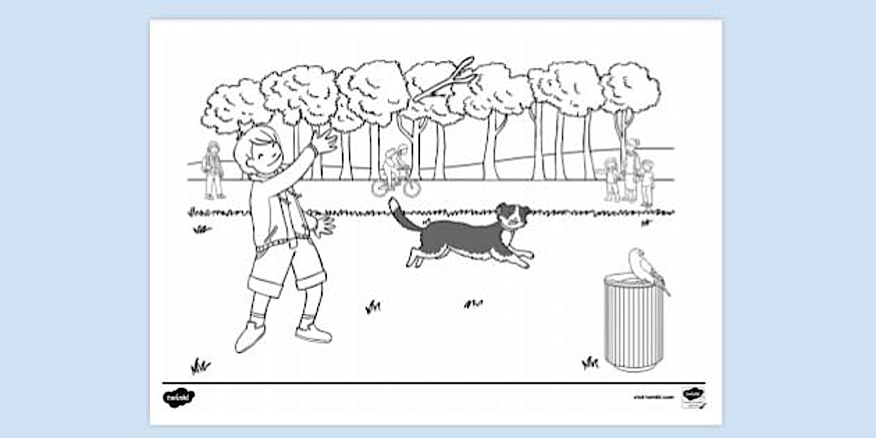 Fetch Colouring Sheet | Colouring Sheets (teacher made)