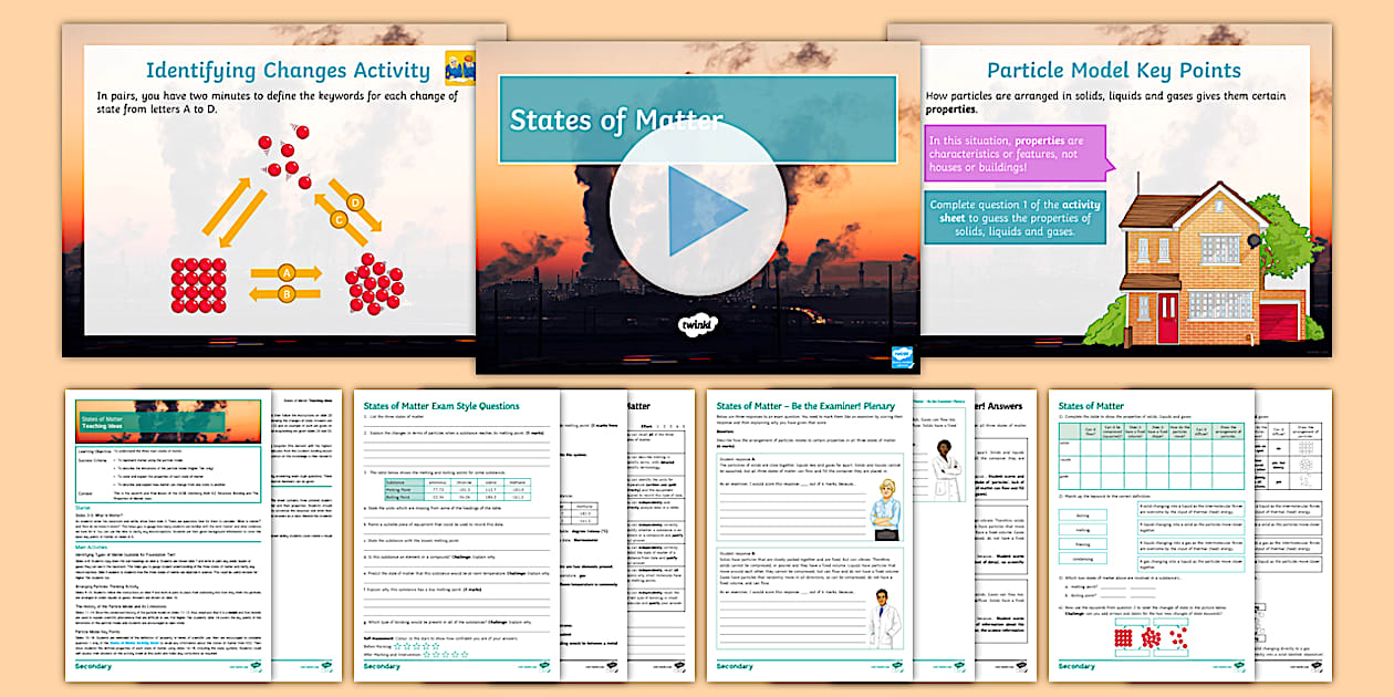 AQA Bonding, Structure and Properties Lesson 7: States of Matter