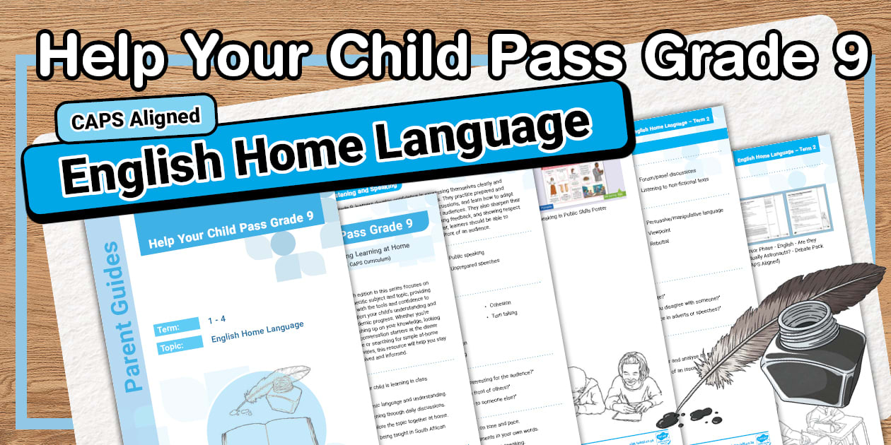 Help Your Child Pass Grade 9: English Home Language (CAPS Aligned)