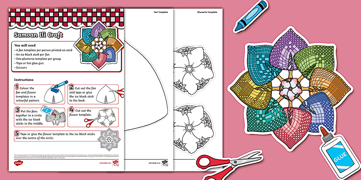 Samoan Ili Craft (teacher made) - Twinkl
