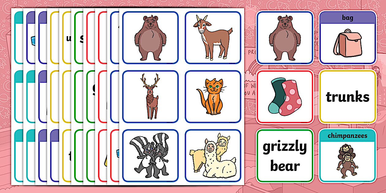 Stop Telling Fibs! Rhyming Matching Cards (teacher made)