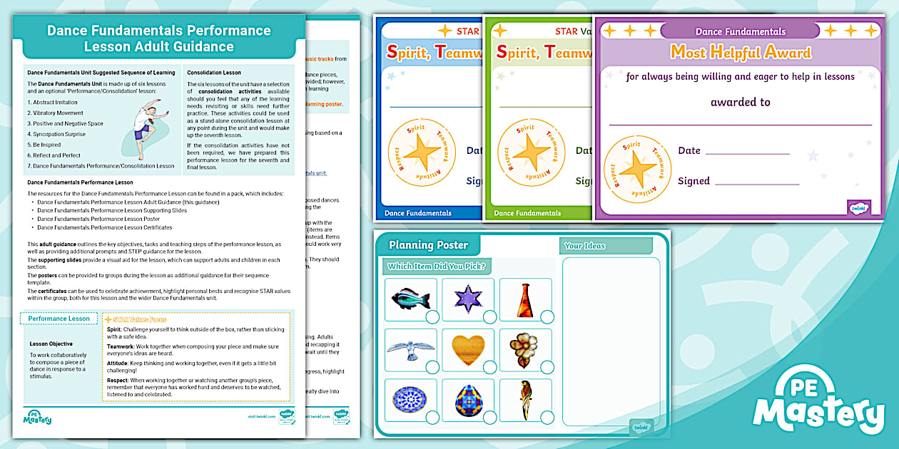 PE Mastery: Grade 5 Dance Fundamentals Performance Pack