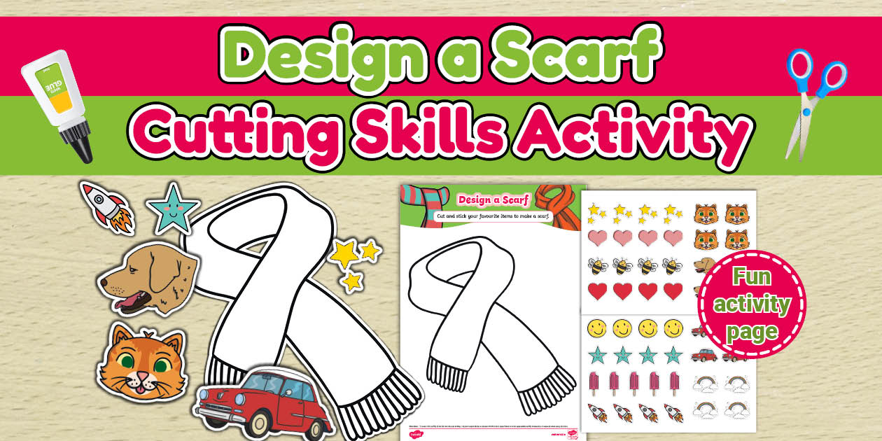 Design a Scarf Cutting Skills Activity