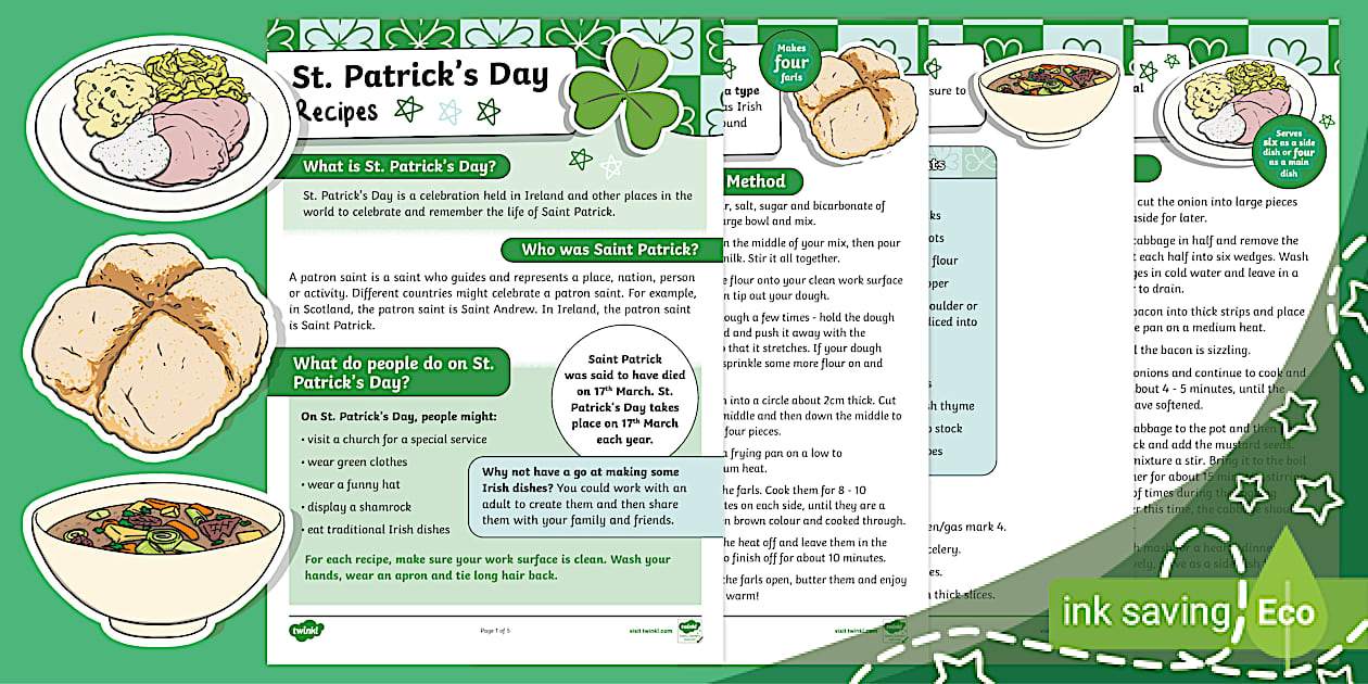 St Patrick’s Day Food | St Patrick’s Day | Twinkl