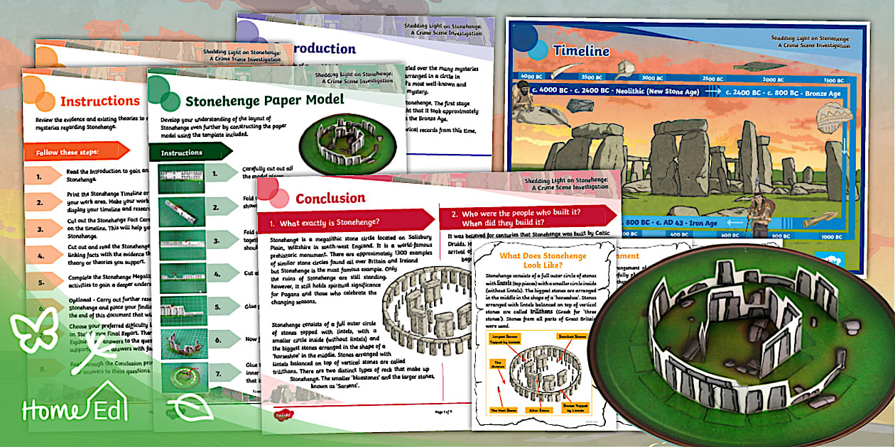 Shedding Light on Stonehenge: CSI (teacher made) - Twinkl