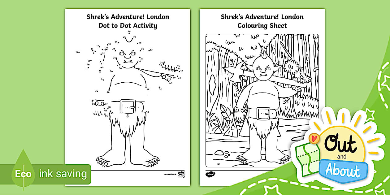 Shrek's Adventure! London Activity Pack (teacher made)