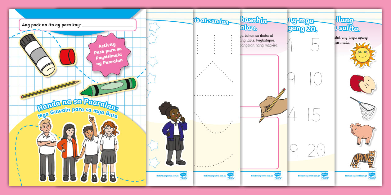 School Readiness Pack - School Readiness Activity Booklet