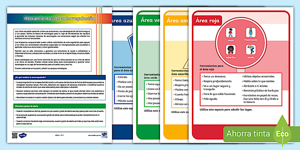 Herramientas de autorregulación emocional - Twinkl