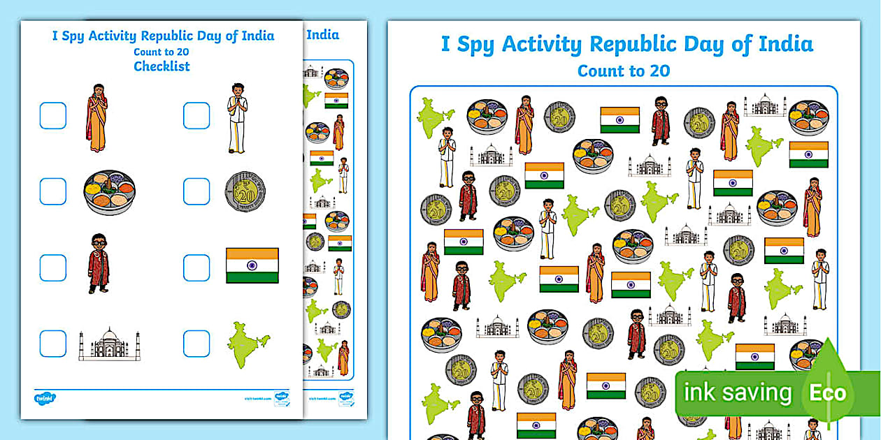 Republic Day Activity: Fun Counting for Kids | Twinkl India