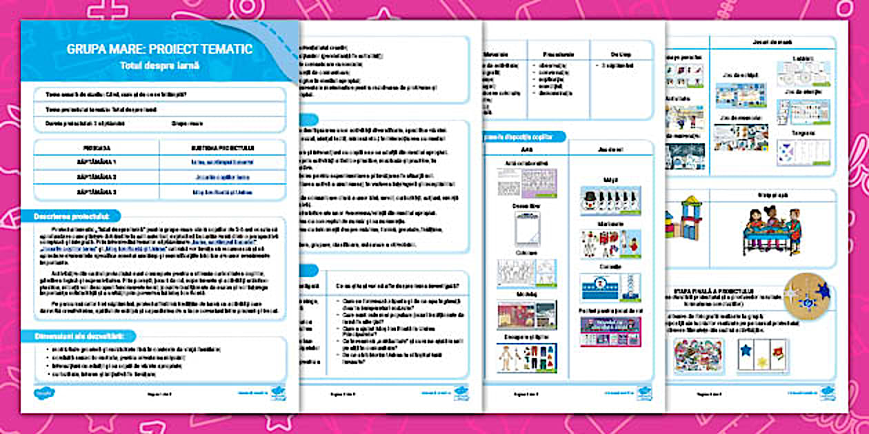 Grupa mare: Totul despre iarnă – Proiect tematic - Twinkl