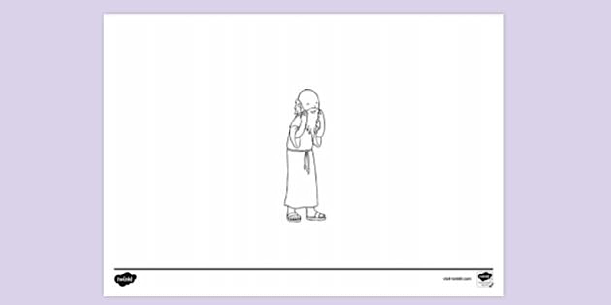 Peulin Able to See Colouring | Colouring Sheets | Twinkl