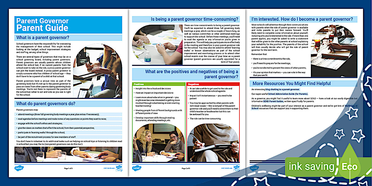 Parent Governor Parent Guide (teacher made) - Twinkl