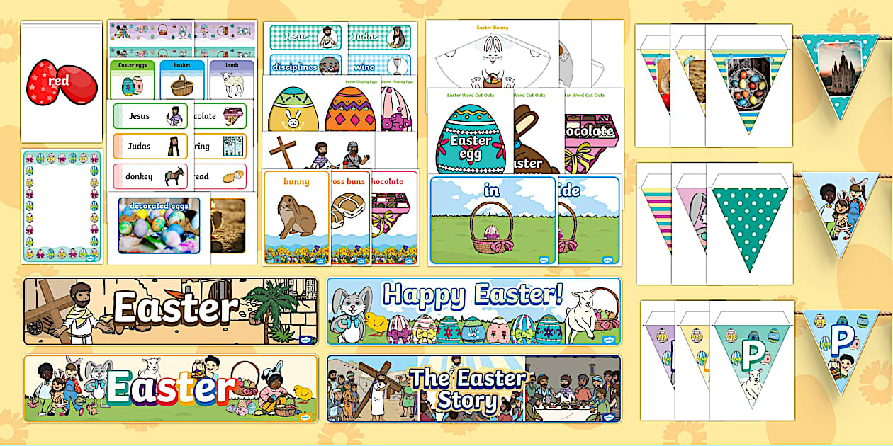 Easter Display Pack (teacher made) - Twinkl