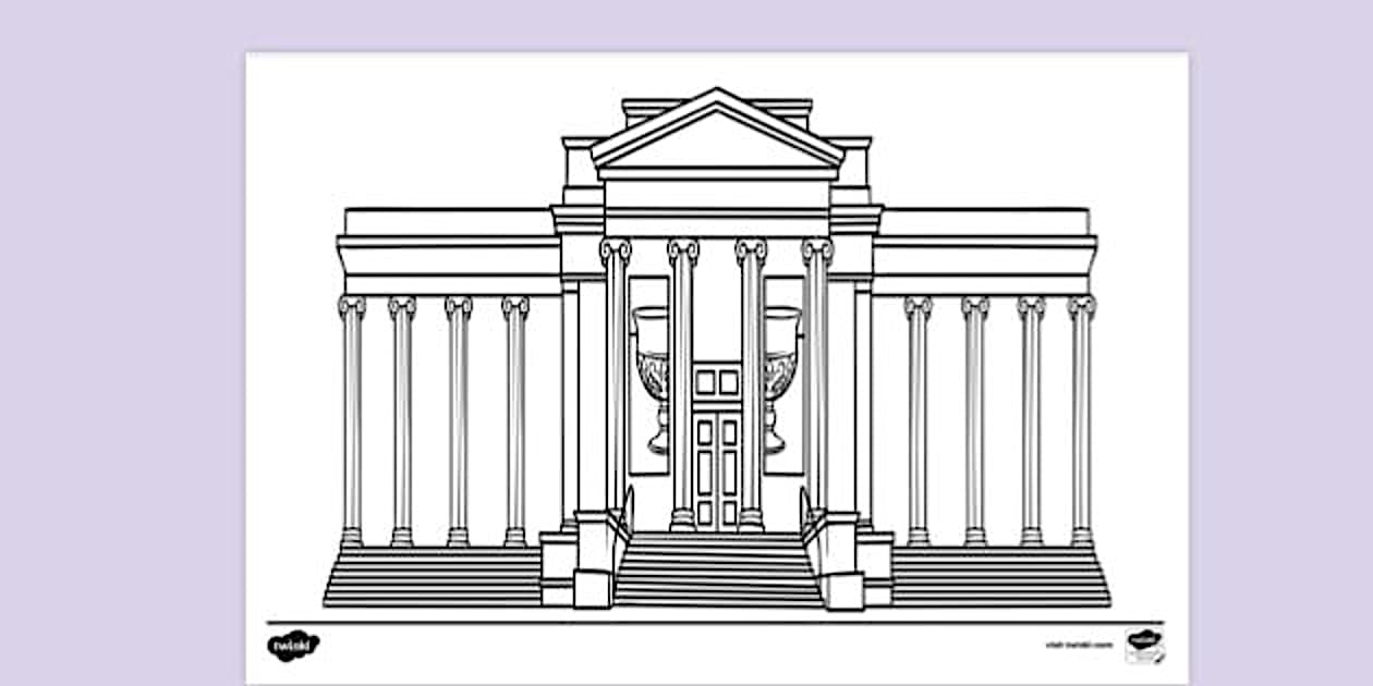 Museum Colouring | Colouring Sheets (teacher made) - Twinkl