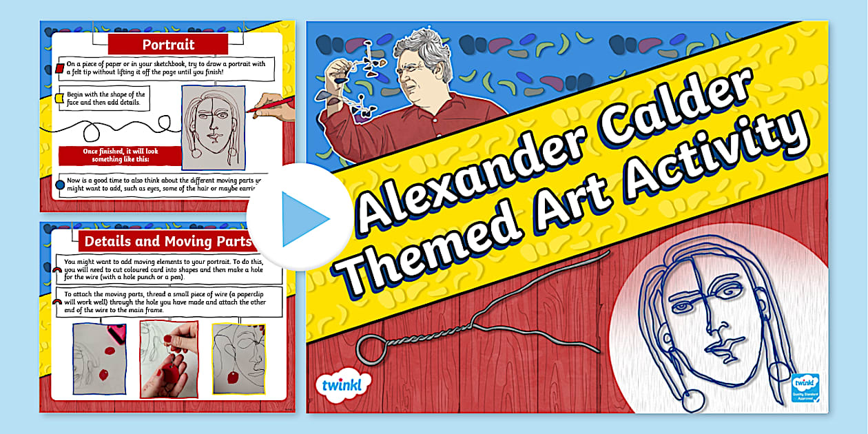 KS2 Alexander Calder Themed Art Activity (Teacher-Made)