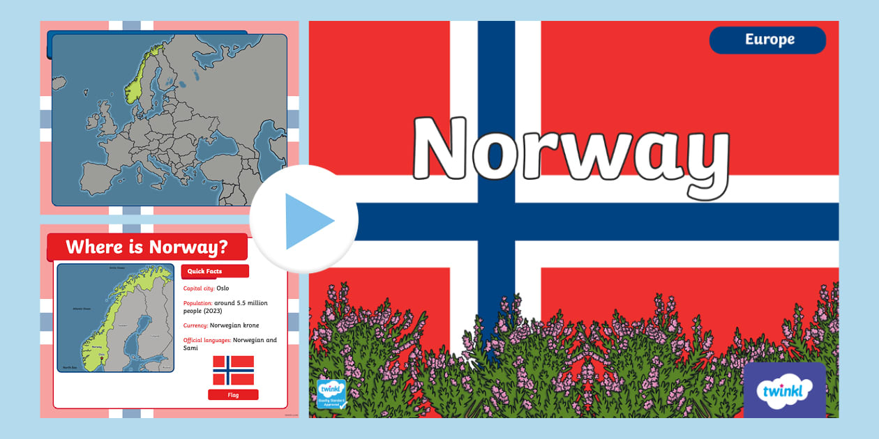 KS1 Norway PowerPoint (teacher made) - Twinkl