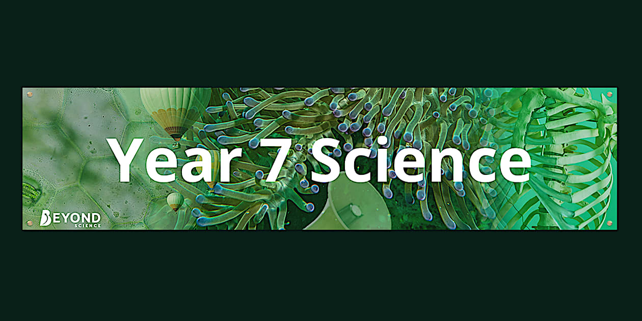 Year 7 Science Banner (teacher made) - Twinkl
