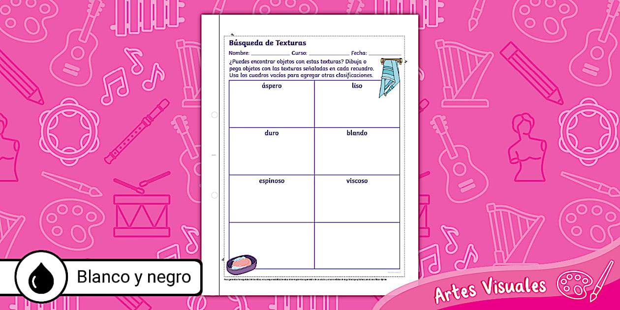 Actividad | Búsqueda | Texturas | (teacher made) - Twinkl
