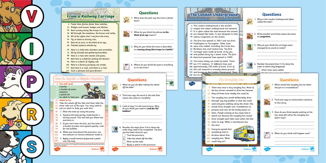 60-Second Reads: Transport Activity Pack