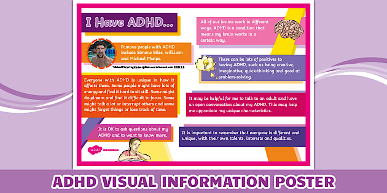 ADHD Infographic for Teachers - Inclusive Resources - Twinkl