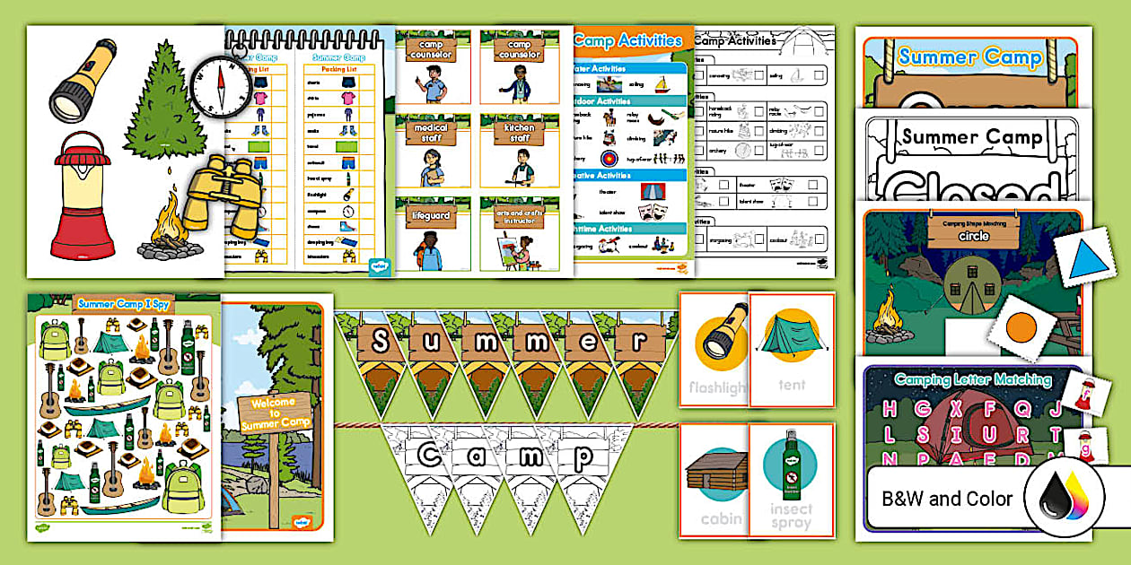 Summer Camp Play Resource Pack | Twinkl USA (teacher made)