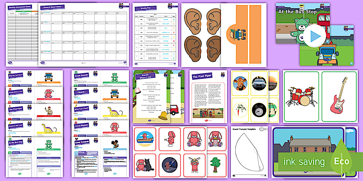 Phonics Level 1 Week 3: My Local Area Weekly Lesson Pack