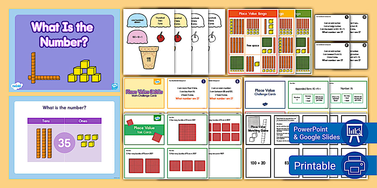First Grade Place Value Centers Pack (teacher made) - Twinkl