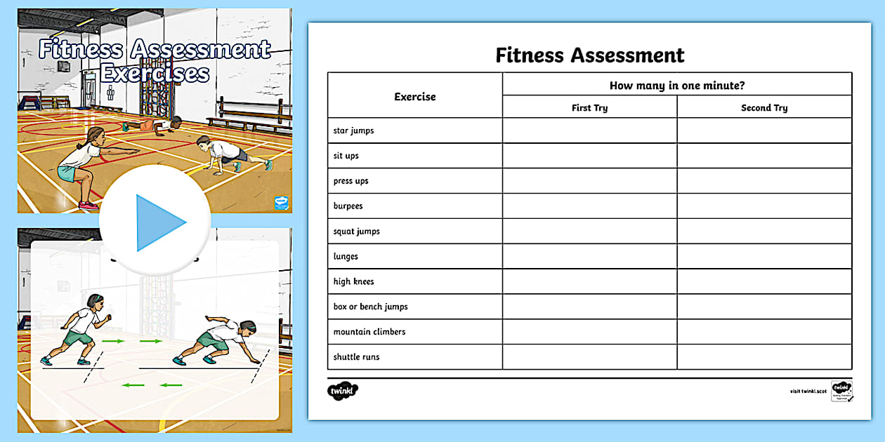 PE Fitness Assessment Pack | Primary Resources | Twinkl