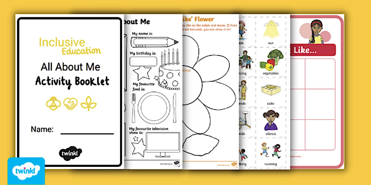 Printable All About Me Template - Inclusive Education