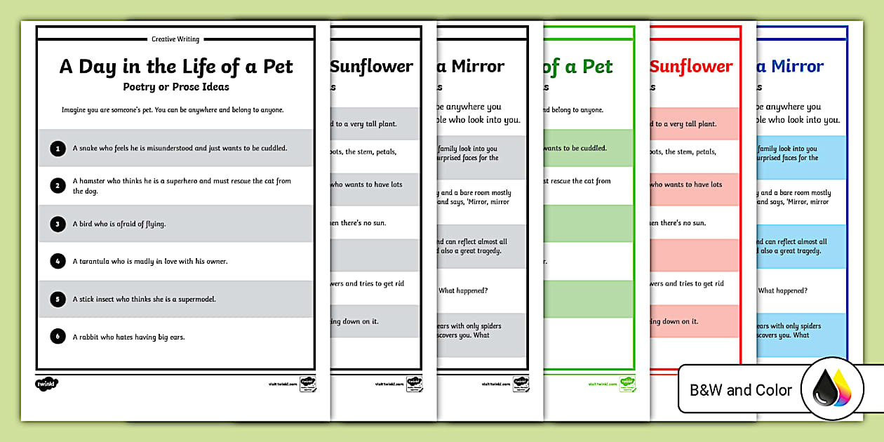 Creative Writing Prompts 6th Grade | ELA | Twinkl USA