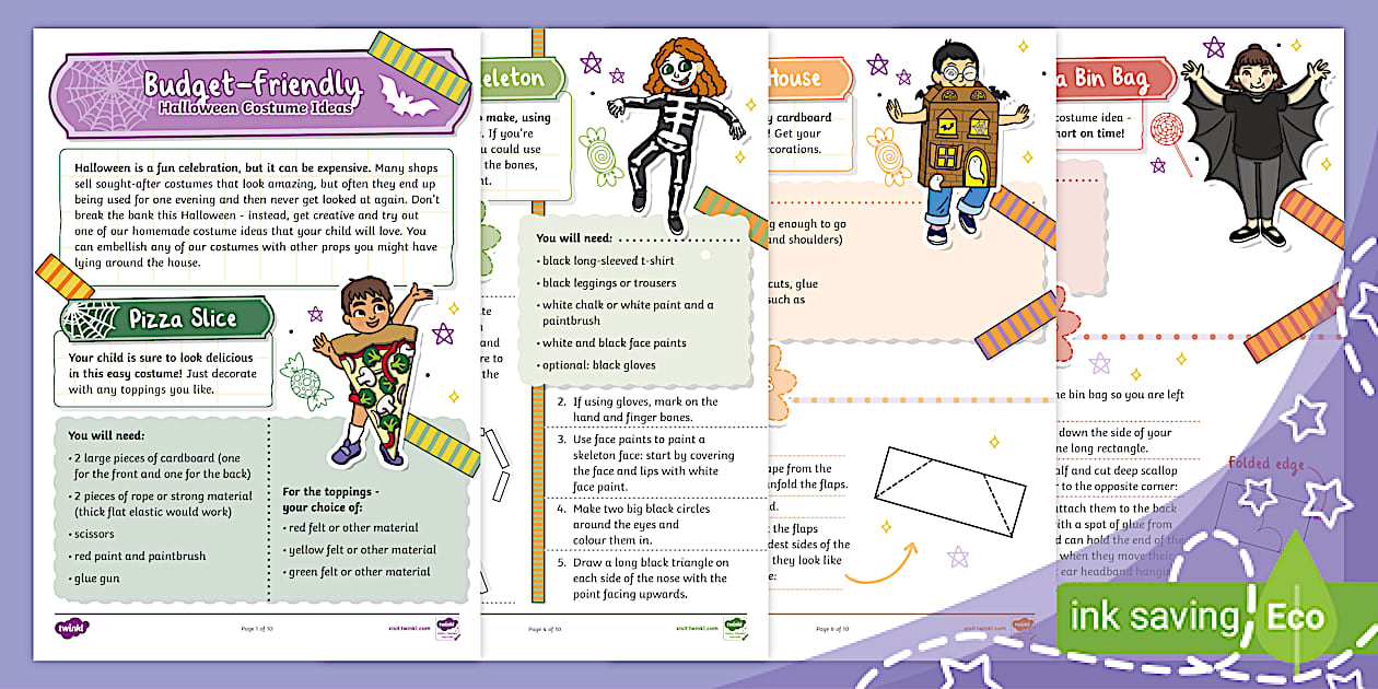 Budget-Friendly Halloween Costume Ideas (teacher made)