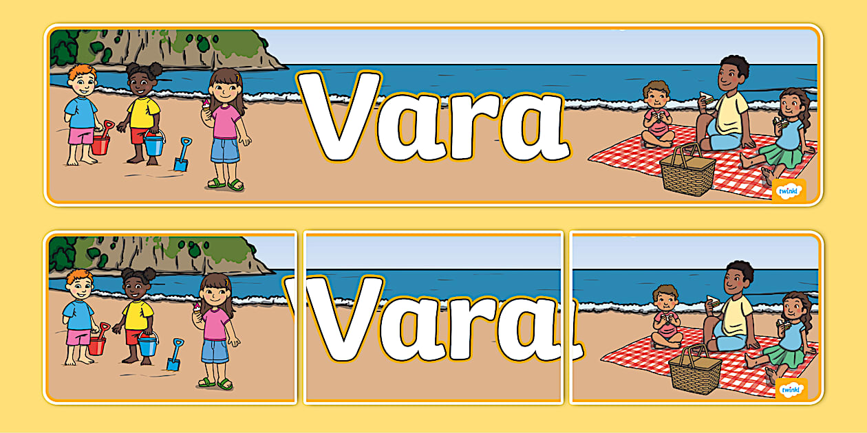 Anotimpul vara – Banner (Teacher-Made) - Twinkl
