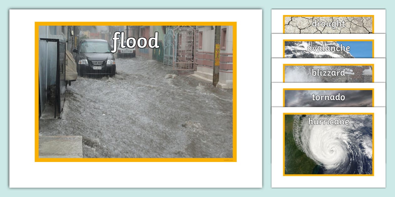 Extreme Weather Display Photos (teacher made) - Twinkl